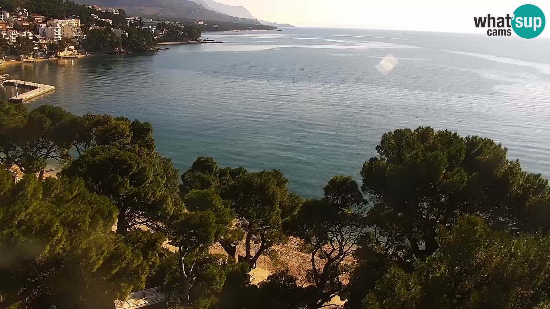 Promajna - plaža - WhatsUpCams - Kamere v živo