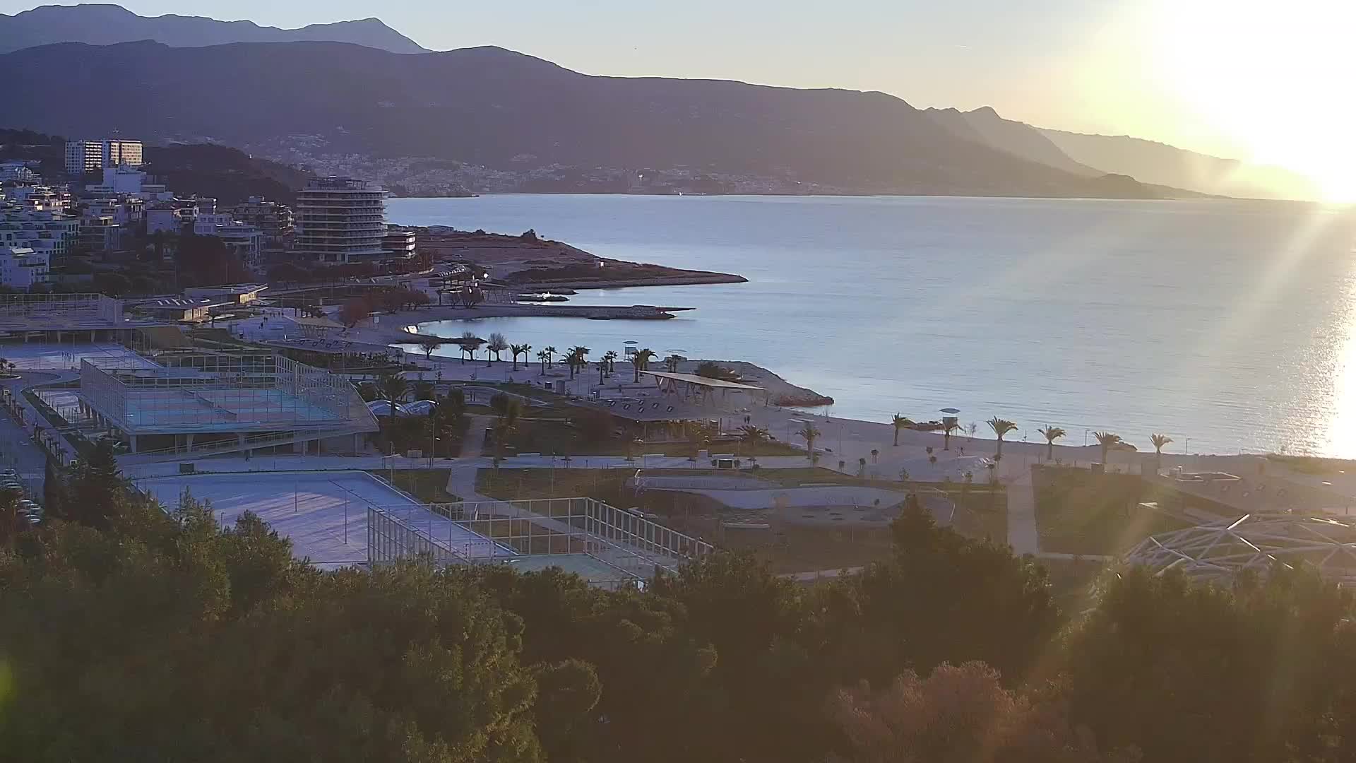 Webcam Promajna - beach - Near Baška Voda and Makarska Dalmatia