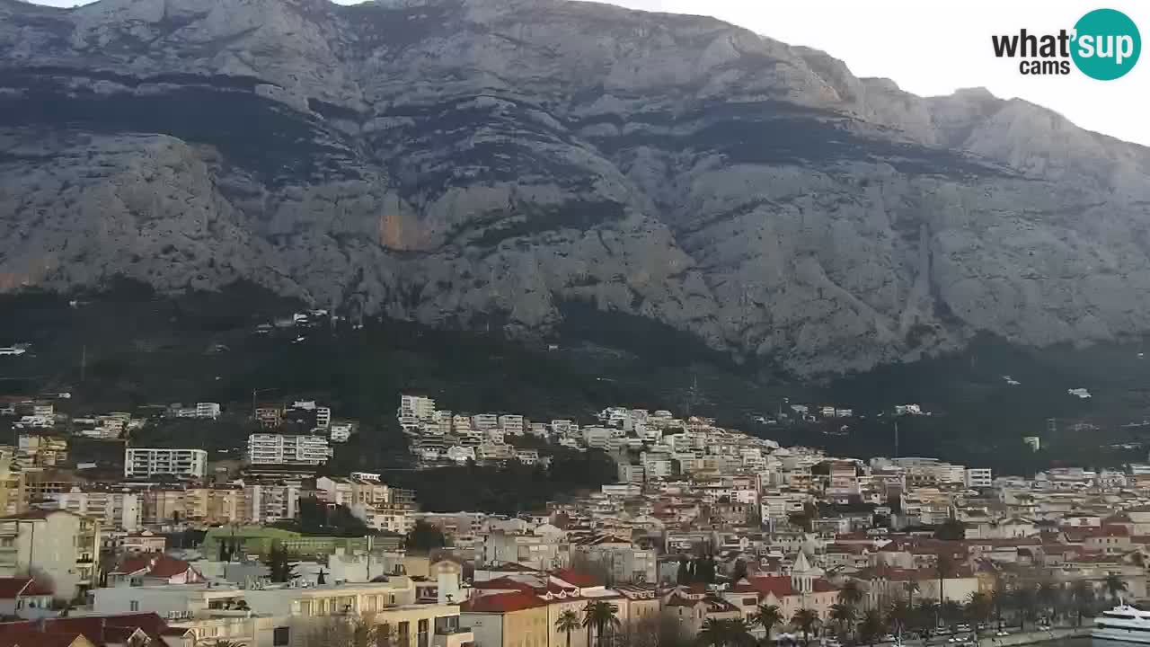 Webcam Promajna - beach - Near Baška Voda and Makarska Dalmatia