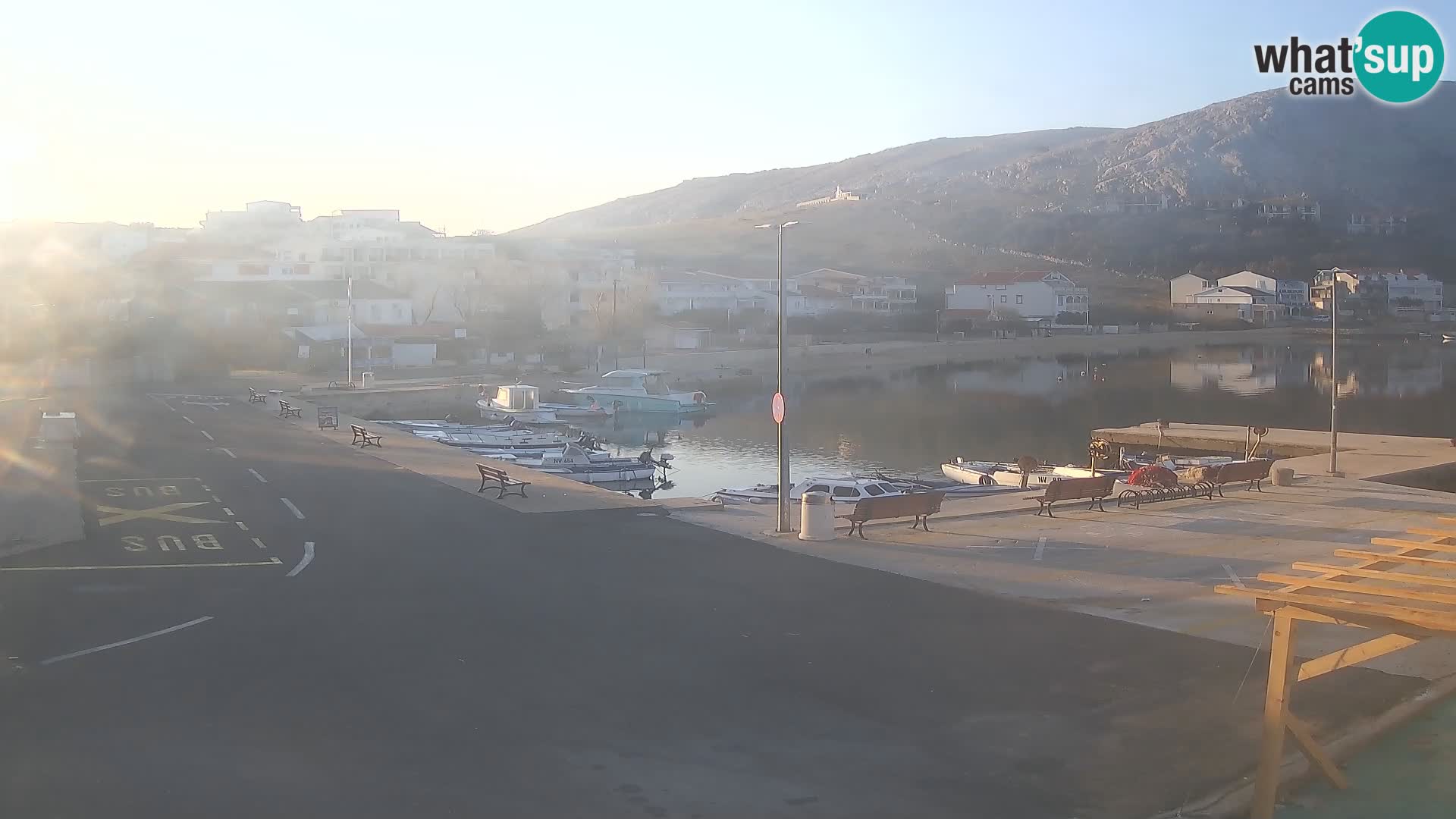 Webcam Novalja seaside promenade - WhatsUpCams - LIVE streaming