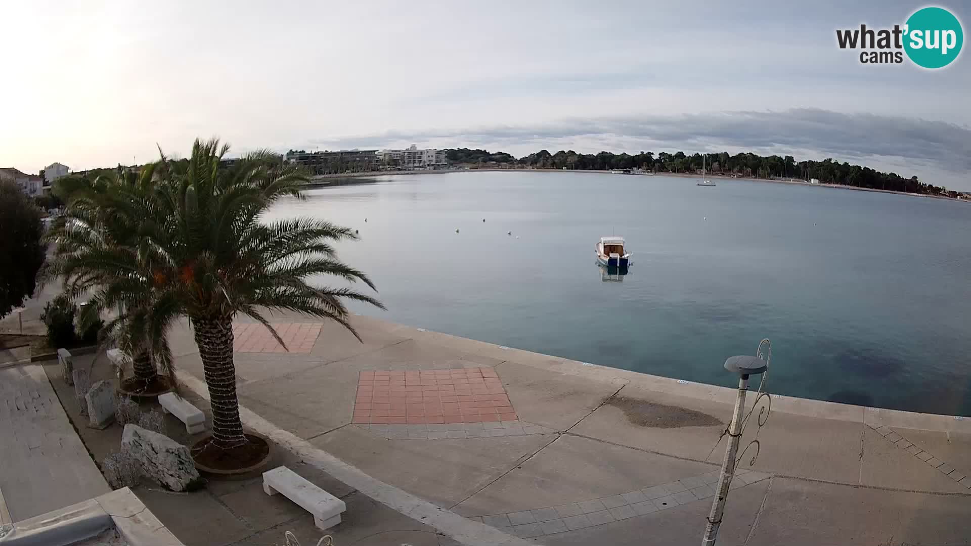 Webcam Novalja seaside promenade - WhatsUpCams - LIVE streaming