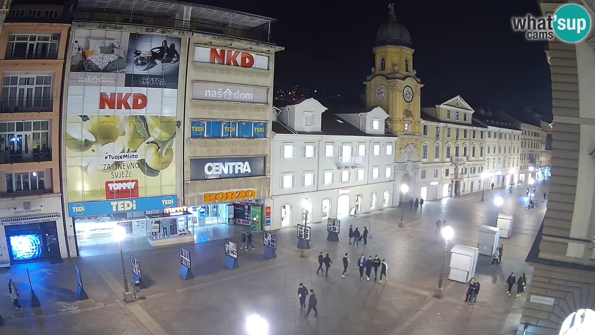 Rijeka - pogled na Trsat i Sušak - WhatsUpCams - LIVE streaming