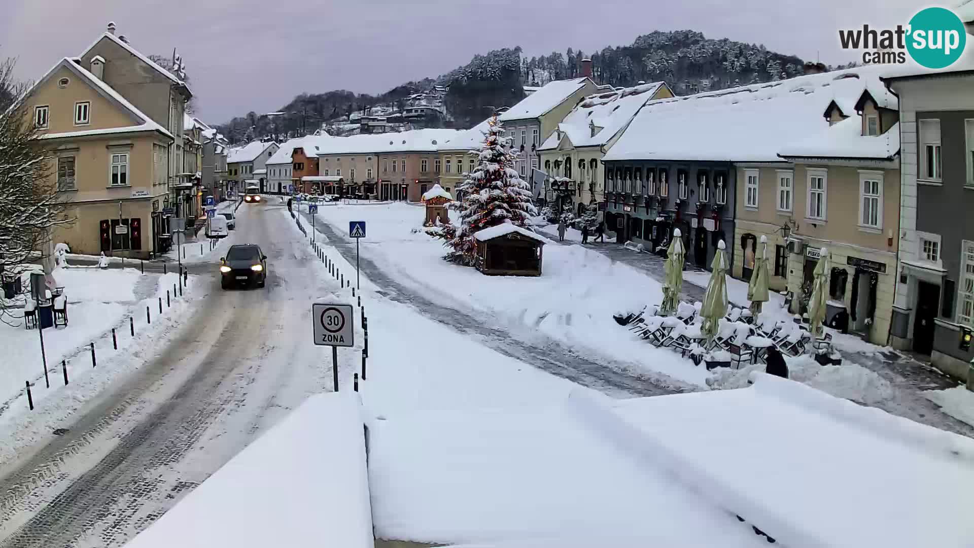 Livecam Samobor Hauptplatz King Tomislav - Kroatien webcam