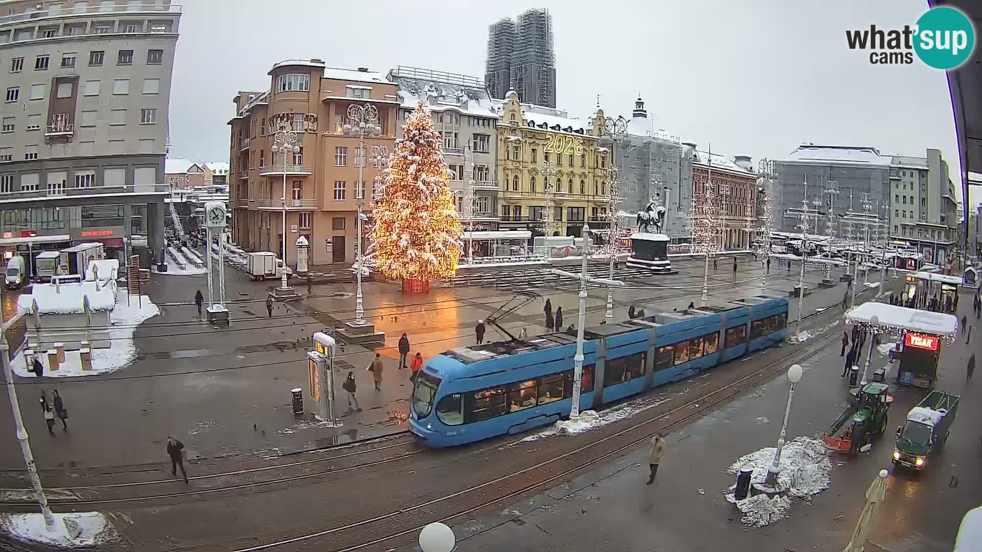 Web kamera Samobor glavni trg Kralj Tomislav - Hrvatska u živo