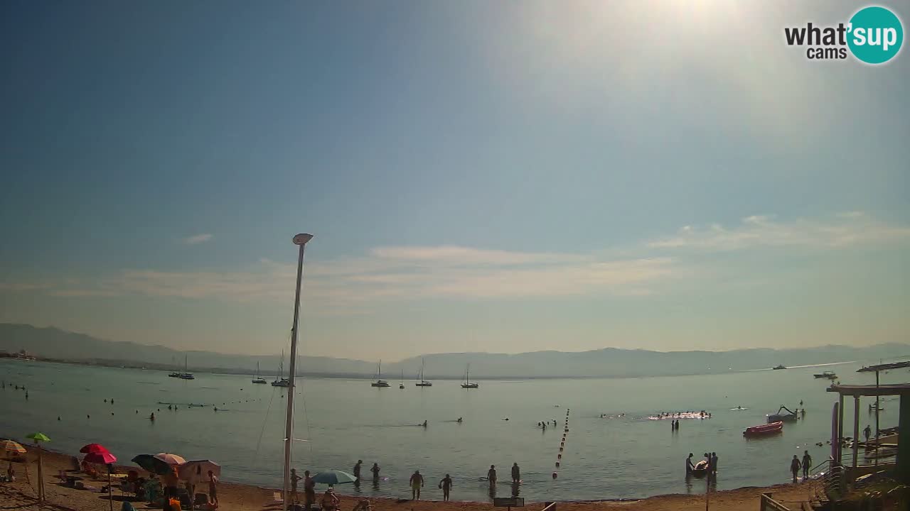 [LIVE] Poetto beach webcam | Cagliari | Sardinia