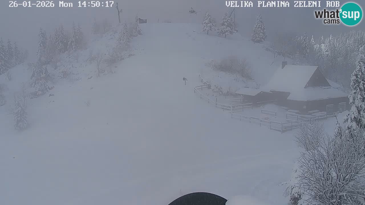 [ v ŽIVO ] Spletna kamera Velika Planina | Gradišče